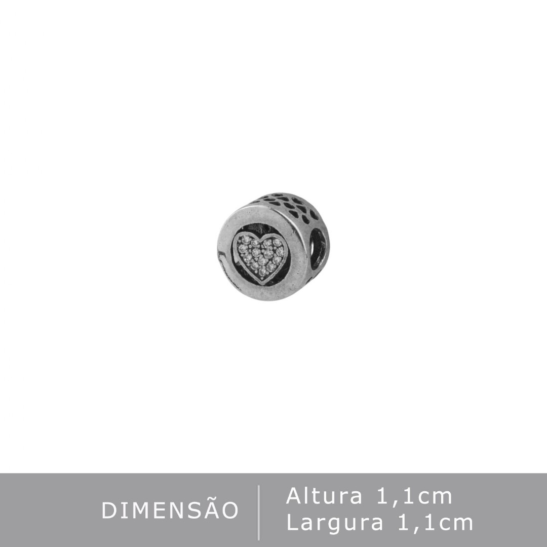 BERLOQUE EMOÇÕES PEQUENO PRATA 925 :: Baummer Semijoias